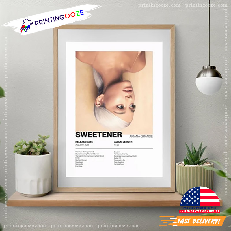 Ariana Grande Sweetener Album Poster - Unleash Your Creativity