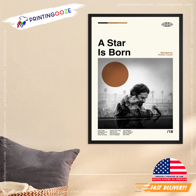 Bradley Cooper Lady Gaga A Star Is Born Poster - Unleash Your Creativity