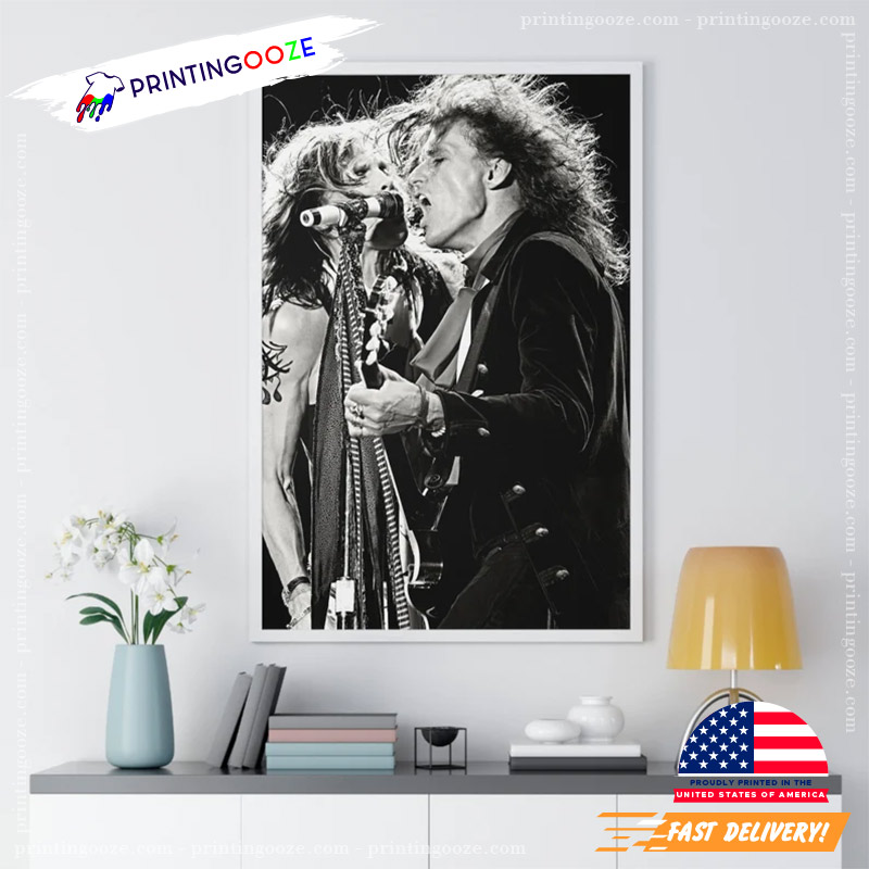Aerosmith Band Retro 90s Rock & Roll Poster - Unleash Your Creativity