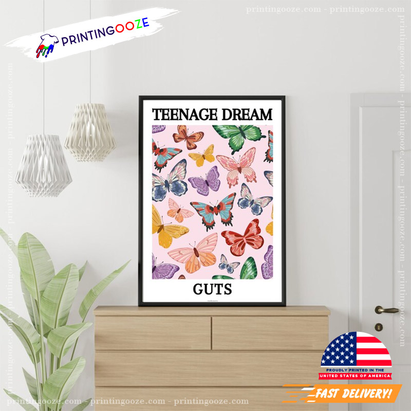 Teenage Dream Guts Olivia Rodrigo Poster - Unleash Your Creativity