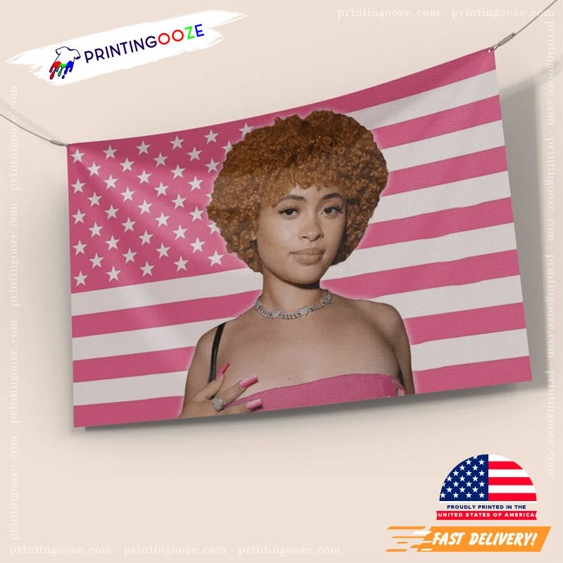 Ice Spice USA Rapper Music Flag - Unleash Your Creativity