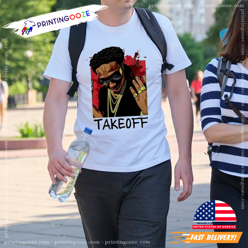 Takeoff Rapper Art memorial T-shirt - Unleash Your Creativity