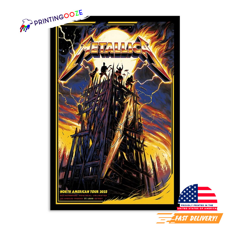 Metallica Heavy Metal Rock Band Art Poster No.10 - Unleash Your Creativity