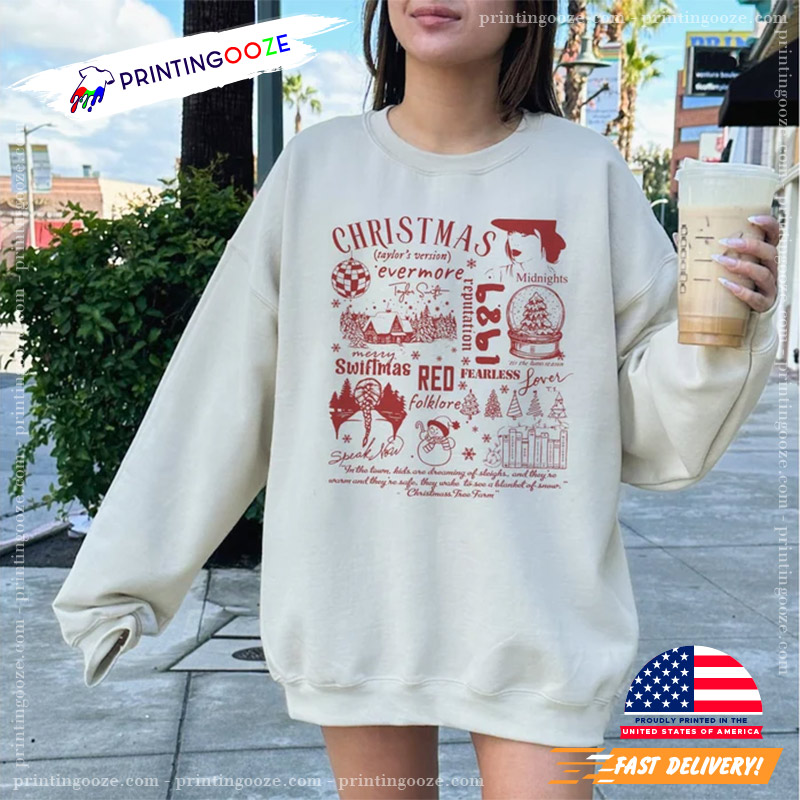 Taylor Swift Christmas, Christmas Taylors Version Shirt - Unleash Your ...