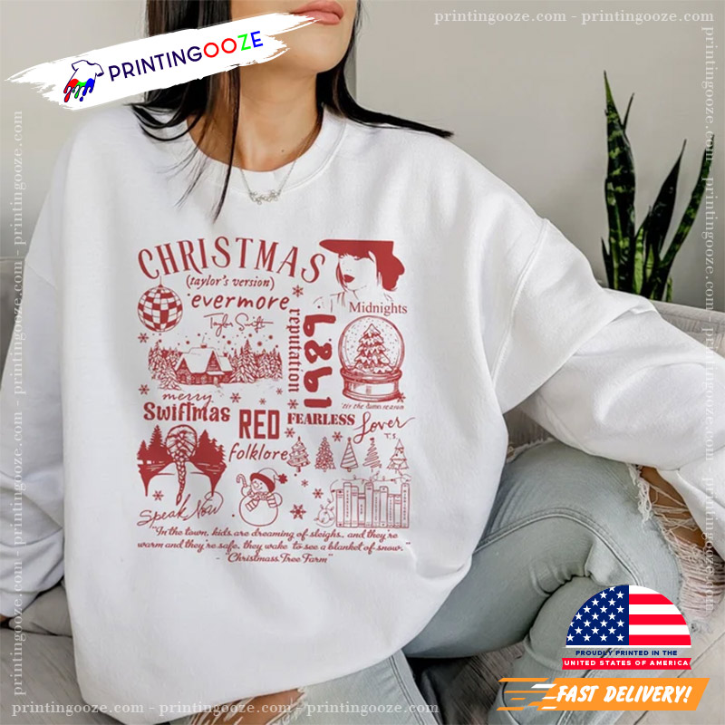 Taylor Swift Christmas, Christmas Taylors Version Shirt - Unleash Your ...