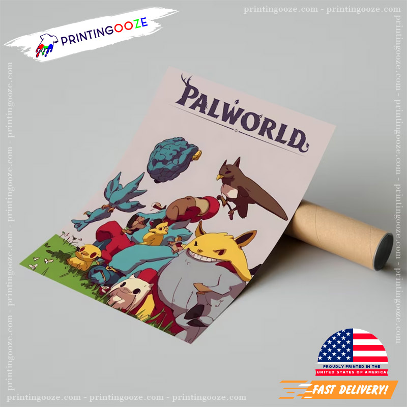 Palworld Pals Creatures Game Poster - Unleash Your Creativity