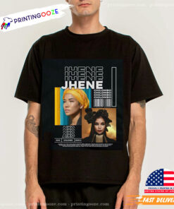 Jhené Aiko Chilombo Album Stacked Repeat T-shirt - Unleash Your Creativity