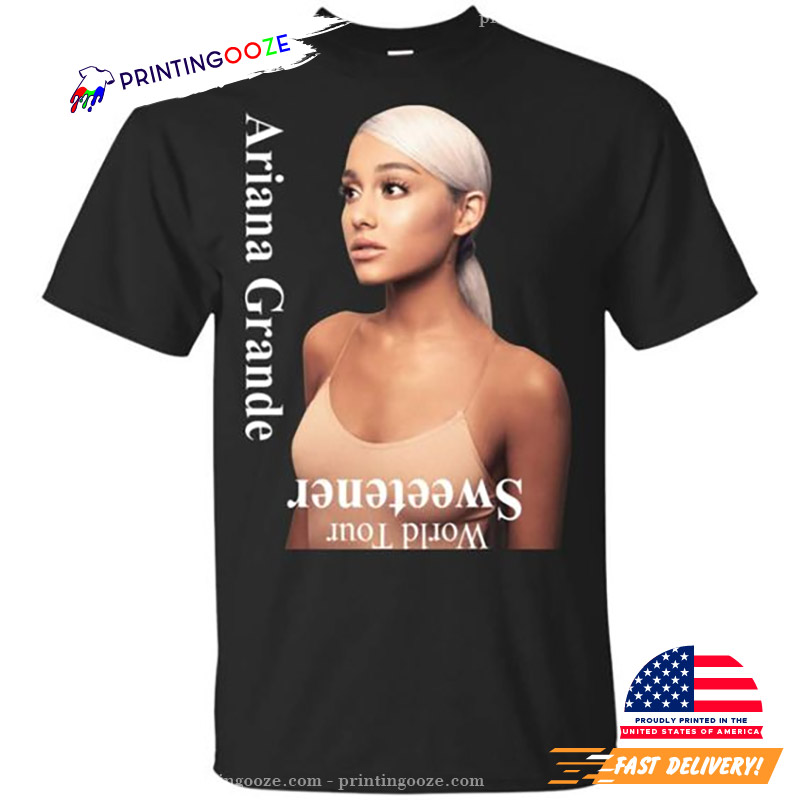 Ariana Grande Sweetener World Tour Portrait T-shirt - Unleash Your ...