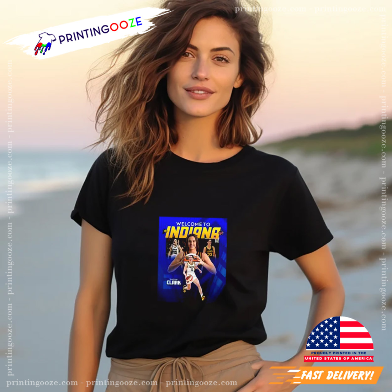 Welcome To Indiana Pacers WNBA Caitlin Clark T Shirt - Unleash Your ...