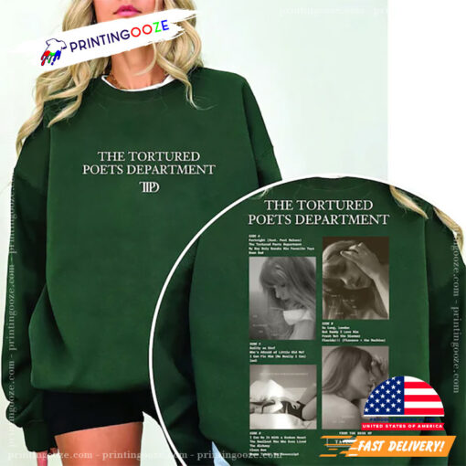 The Tortured Poets Department Album Cover Taylor Swift Graphic Tee ...