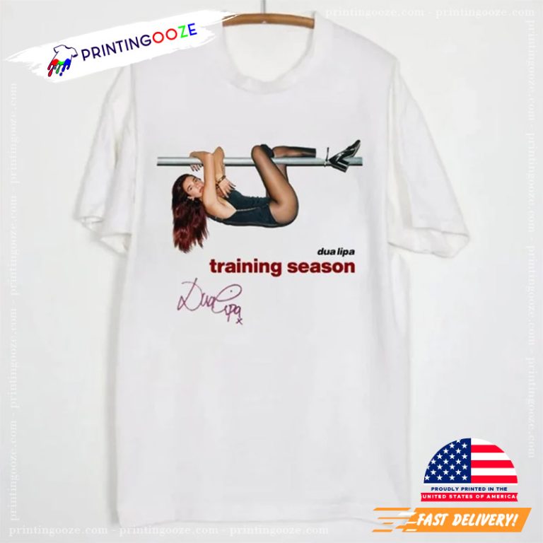Training Season Album Signature Dua Lipa T Shirt - Unleash Your Creativity
