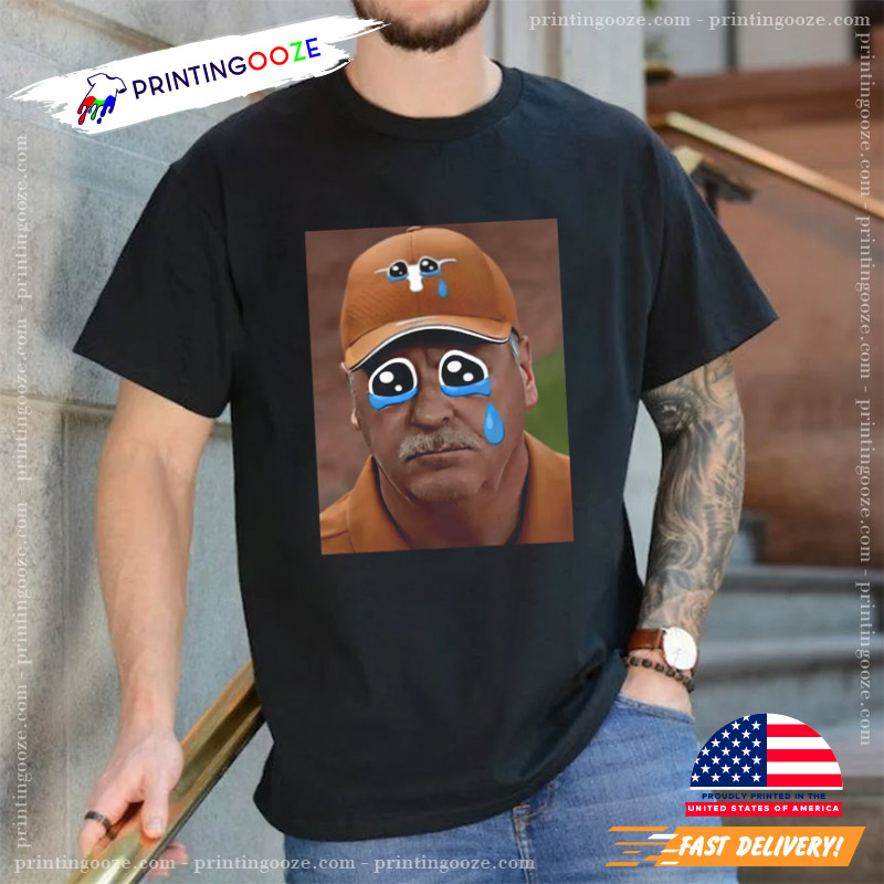 Crying Coach Mike White Funny Meme T-shirt - Unleash Your Creativity