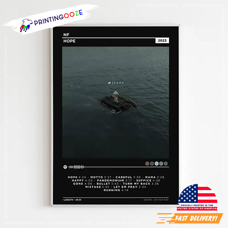 Custom NF - Hope Album Cover 2023 Poster - Unleash Your Creativity