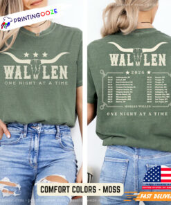Morgan Wallen One Night At A Time 2024 Tour Comfort Colors 2 Sided ...