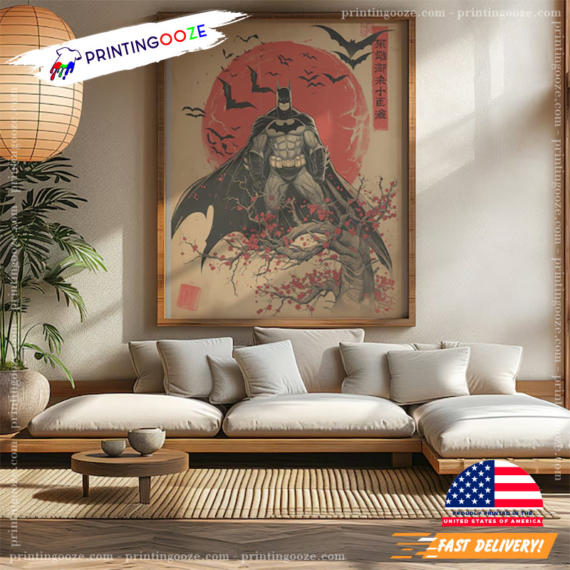 Batman Japanese Artstyle Poster - Unleash Your Creativity