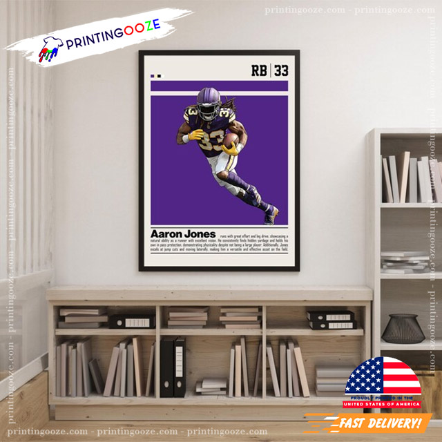 Aaron Jones Football Player Poster - Unleash Your Creativity