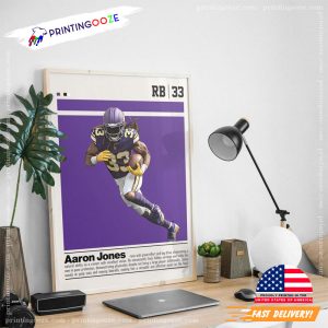 Aaron Jones Football Player Poster - Unleash Your Creativity