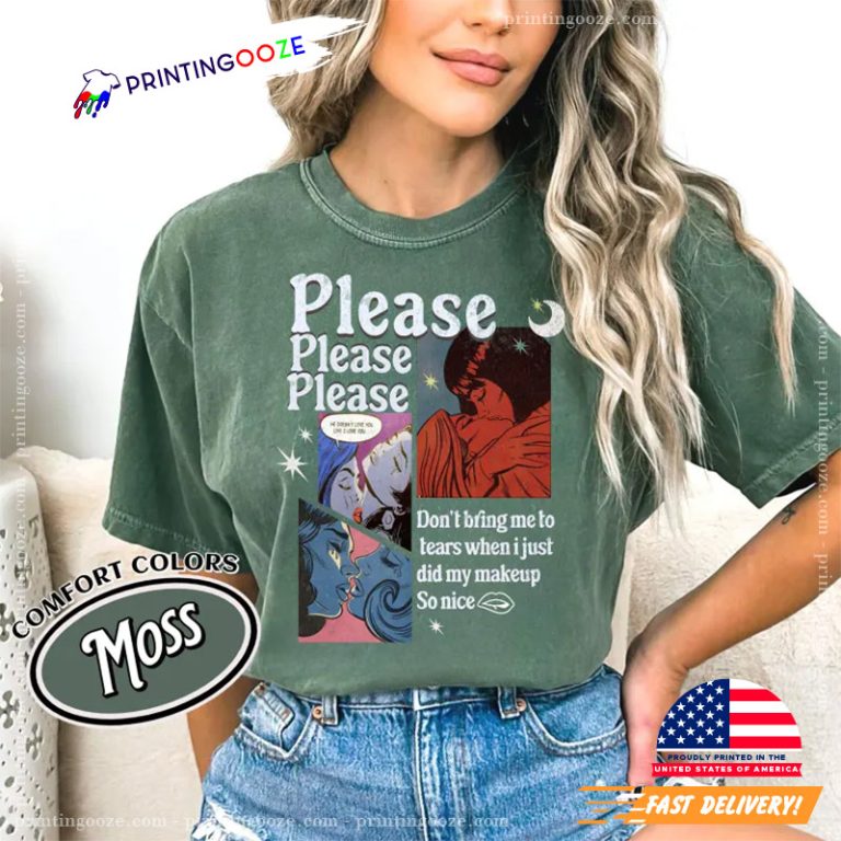 Please Please Please Song Sabrina Carpenter Comfort Color Tee - Unleash ...