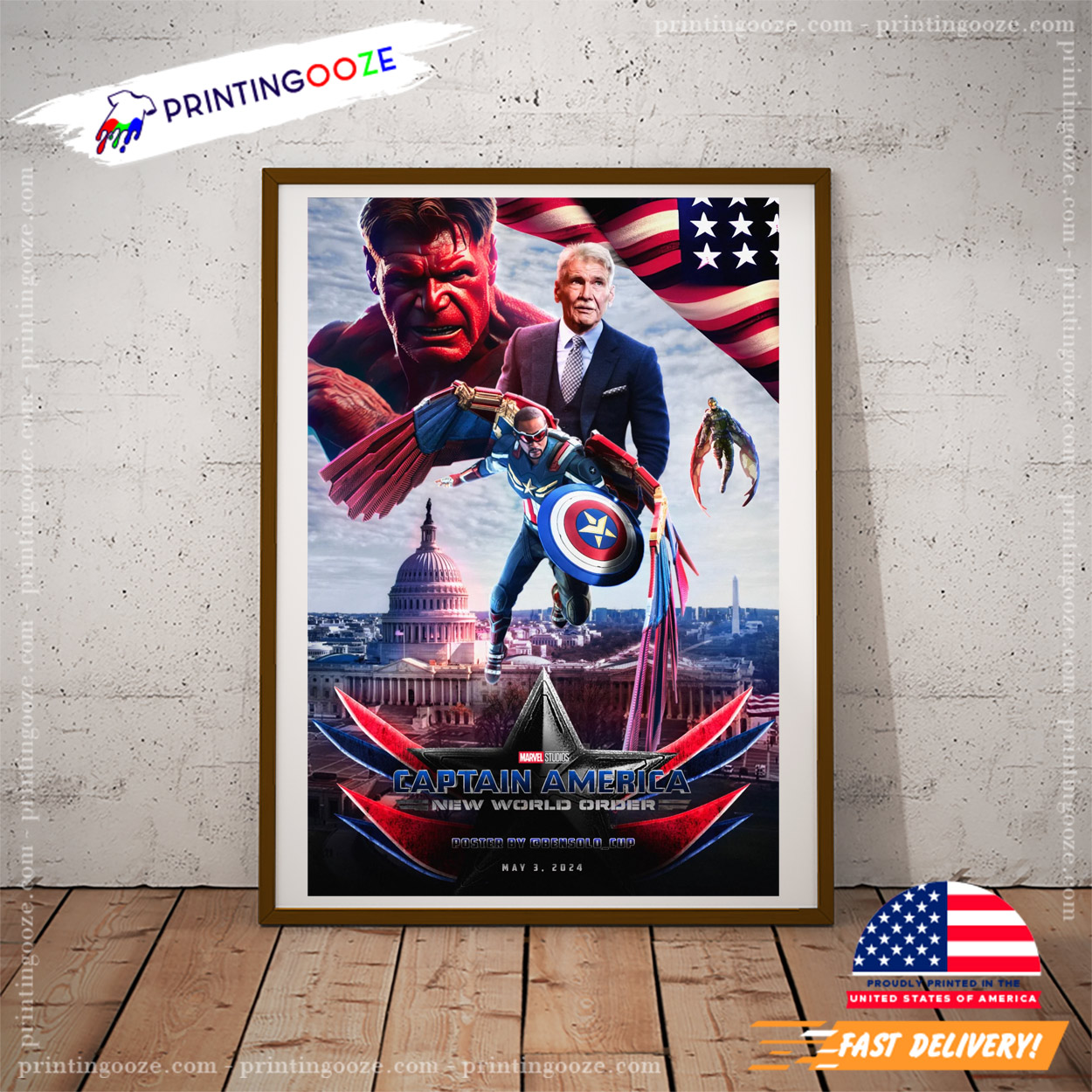 Captain America New World Order Poster - Unleash Your Creativity