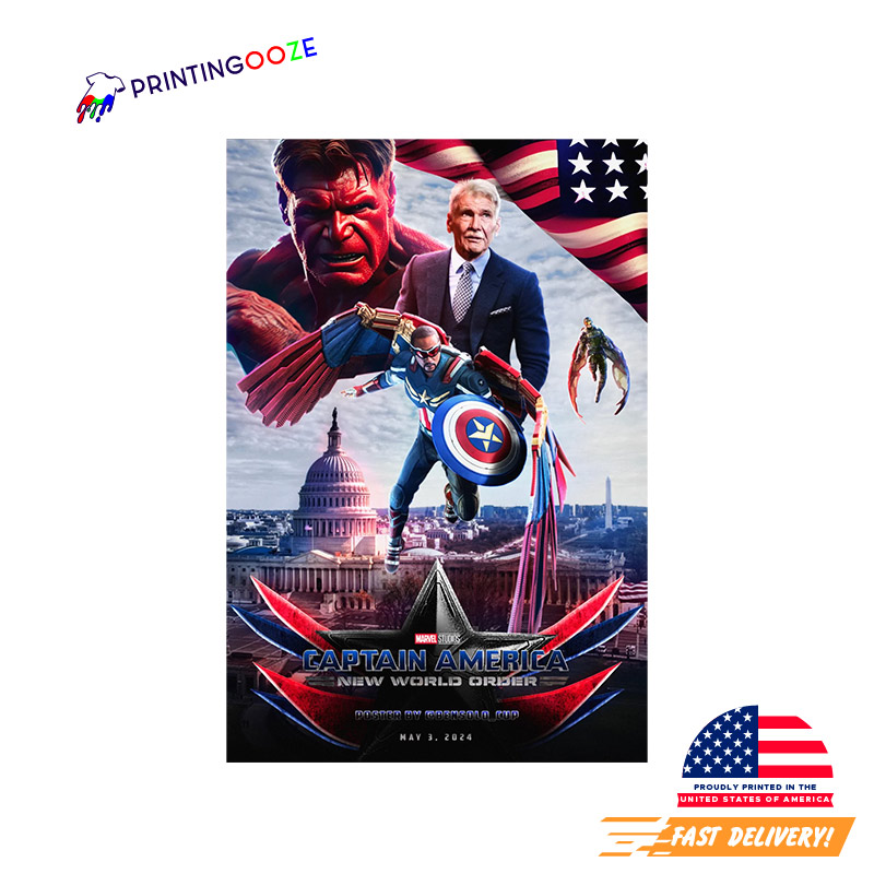 Captain America New World Order Poster - Unleash Your Creativity