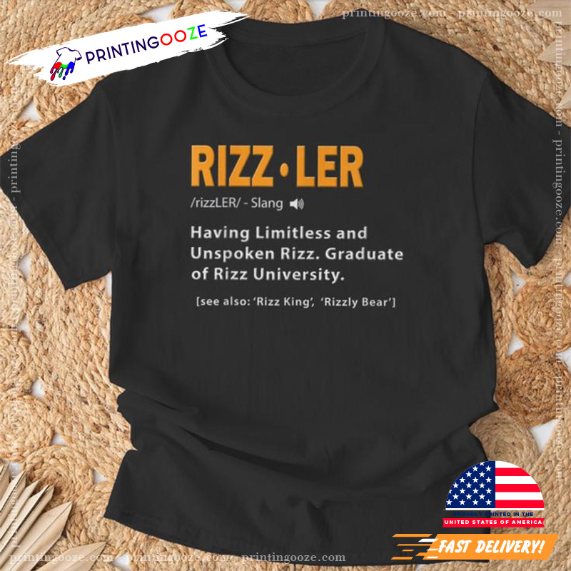 Rizzler Definition Gen Z Slang T-shirt - Unleash Your Creativity