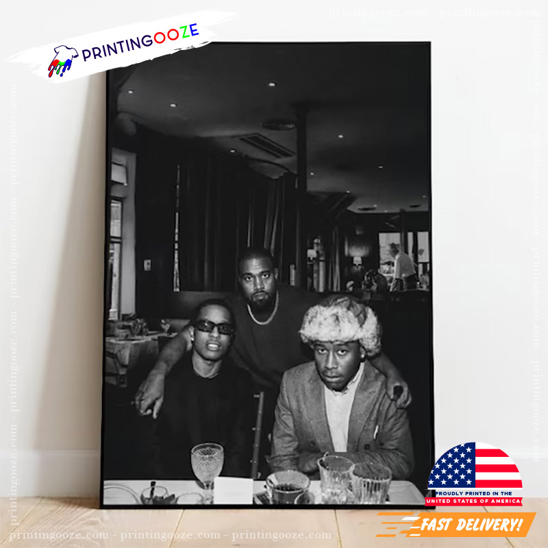 ASAP Rocky Kanye West Tyler the Creator Album Poster - Unleash Your ...