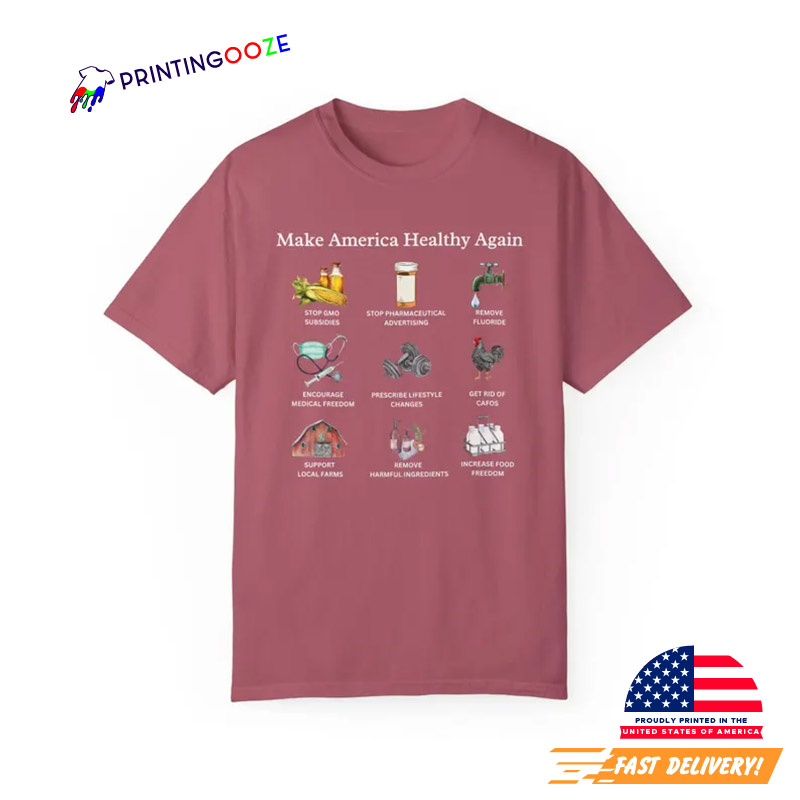 MAHA Holistic Farms Trump RFK 2025 Comfort Colors Tee - Unleash Your ...