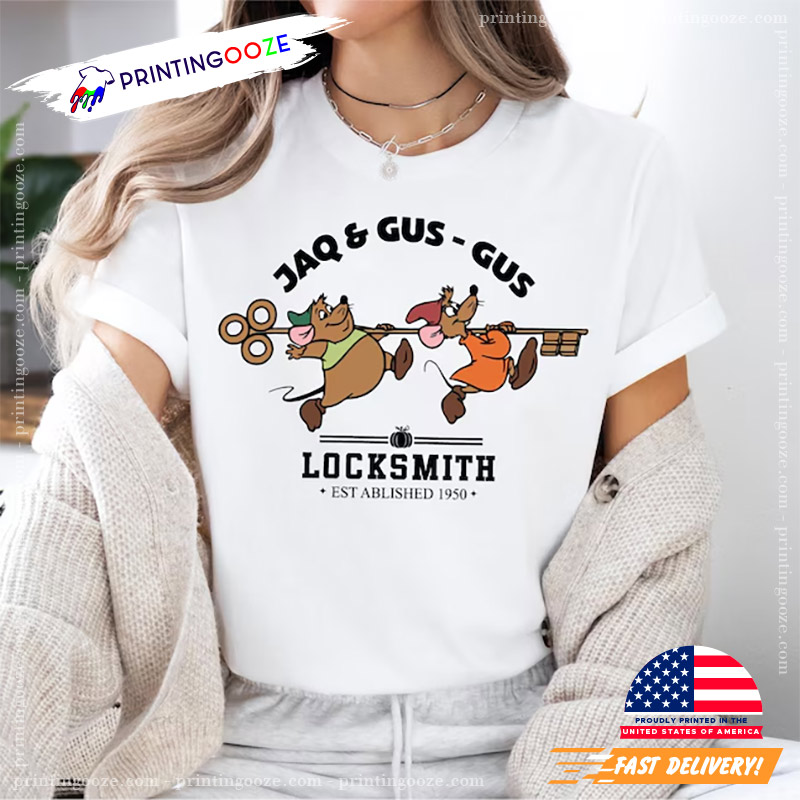 Jaq And Gus Gus Cinderella Mouse T-shirt - Unleash Your Creativity