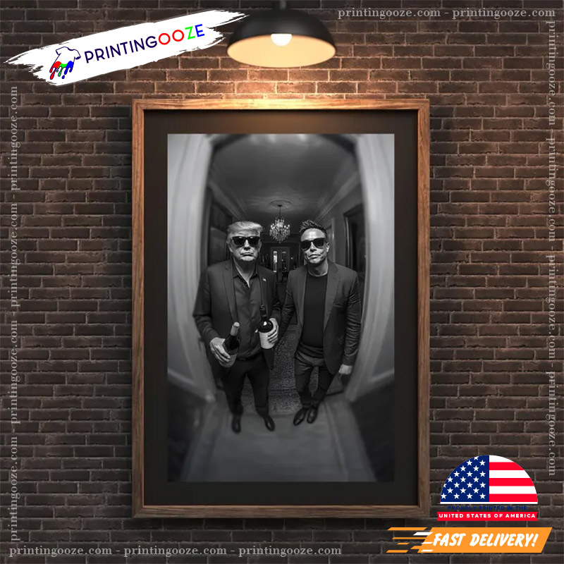 We Are Gentleman Cool Trump And Elon Poster - Unleash Your Creativity