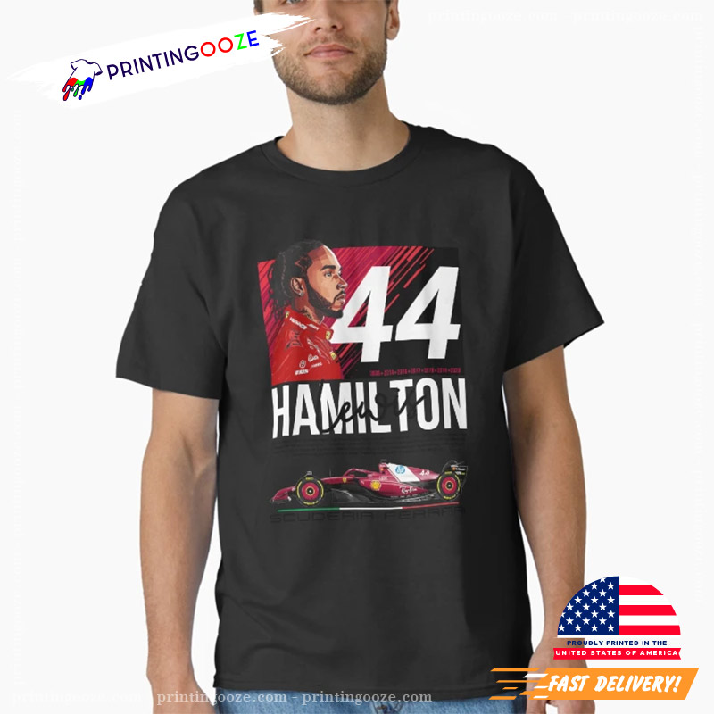 Scuderia Ferrari F1 2025 Lewis Hamilton Shirt - Unleash Your Creativity