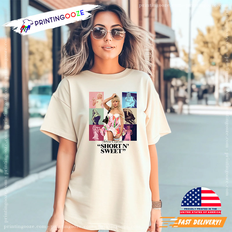 Sabrina Carpenter Short N' Sweet Album Shirt - Unleash Your Creativity
