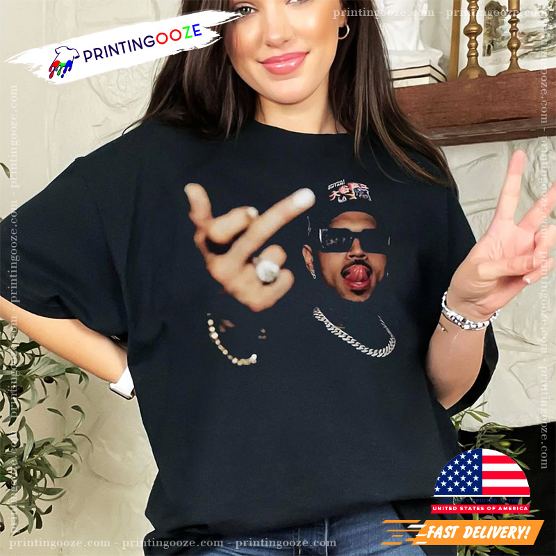 Vintage Chris Brown Middle Finger Concert 2025 T-shirt - Unleash Your ...