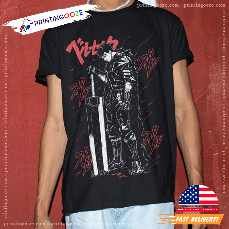 Guts Skull Knight Berserk Anime Tee - Unleash Your Creativity