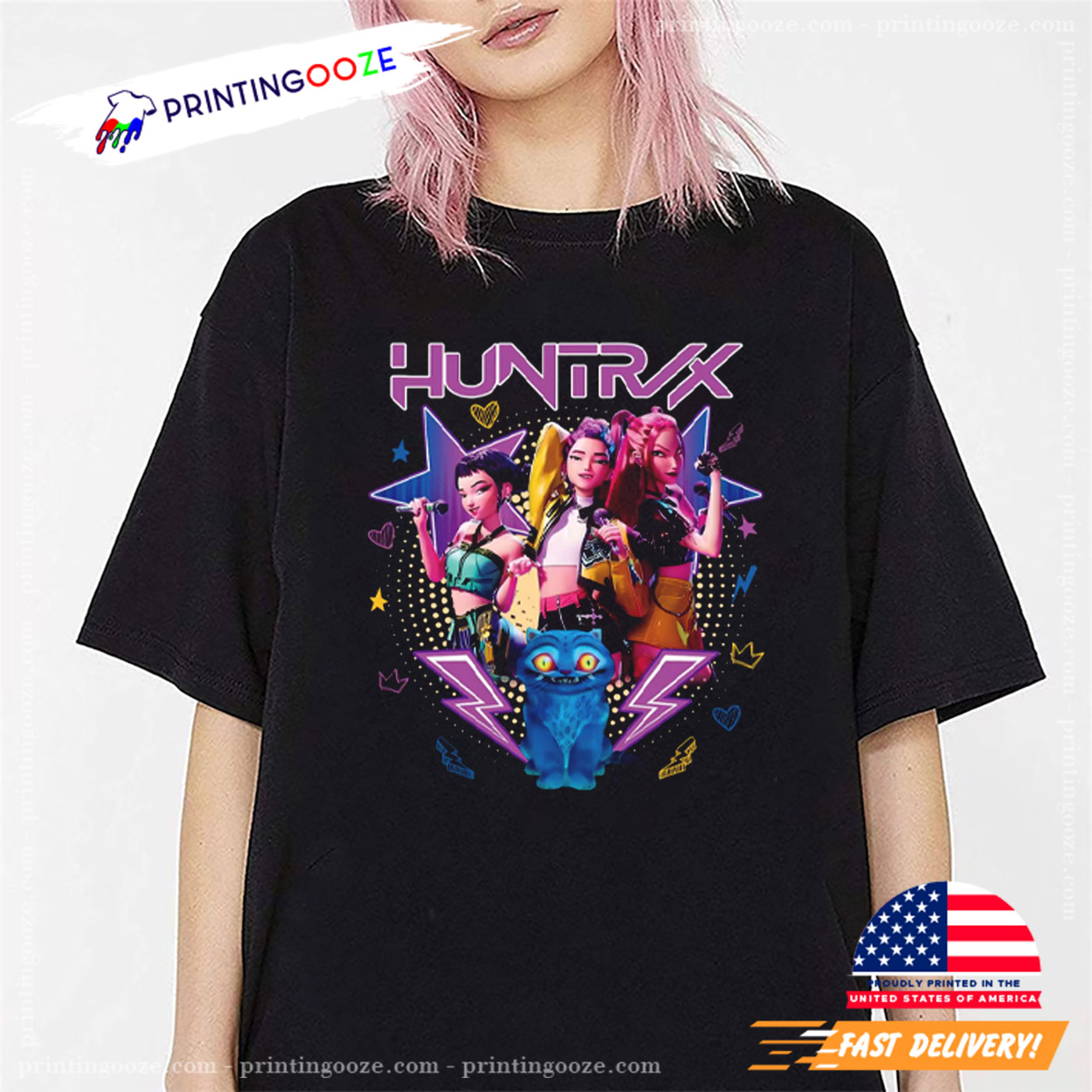 Rumi Zoey Mira Huntrix Girls Kpop Demon Hunters Shirt - Unleash Your ...