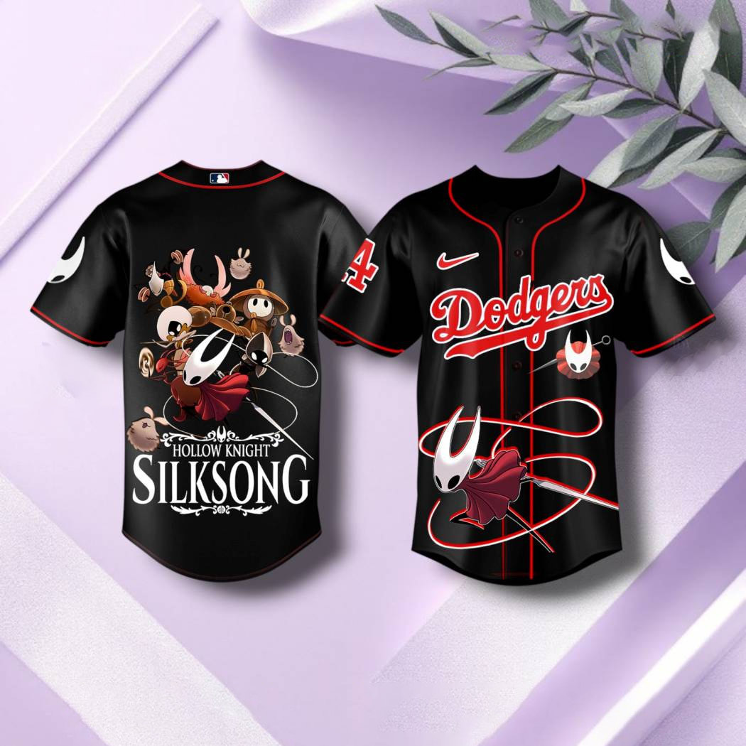LA Dodgers Hollow Knight Silksong Baseball Jersey - Unleash Your Creativity