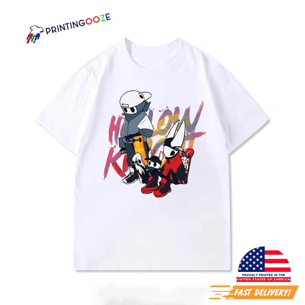 Hollow Knight Silksong Inspired Anime T-shirt - Unleash Your Creativity