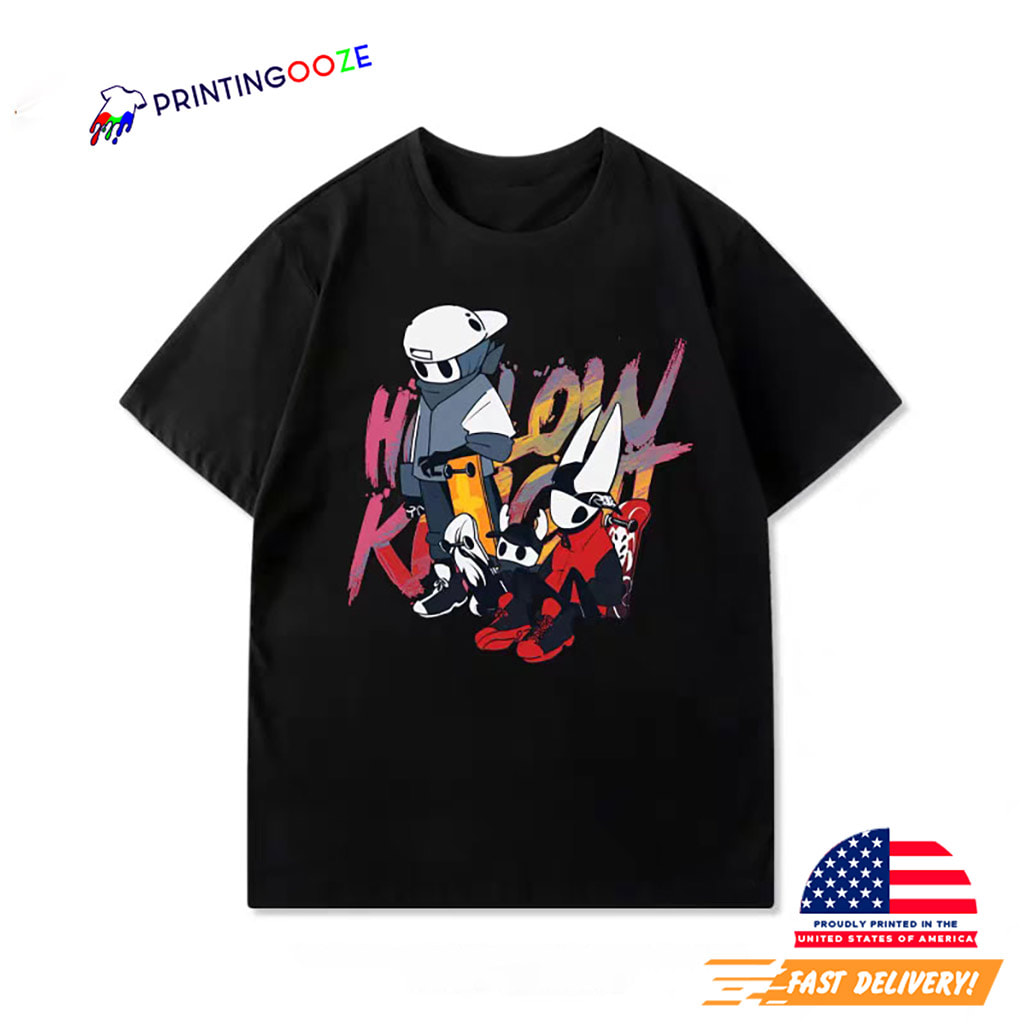 Hollow Knight Silksong Inspired Anime T-shirt - Unleash Your Creativity