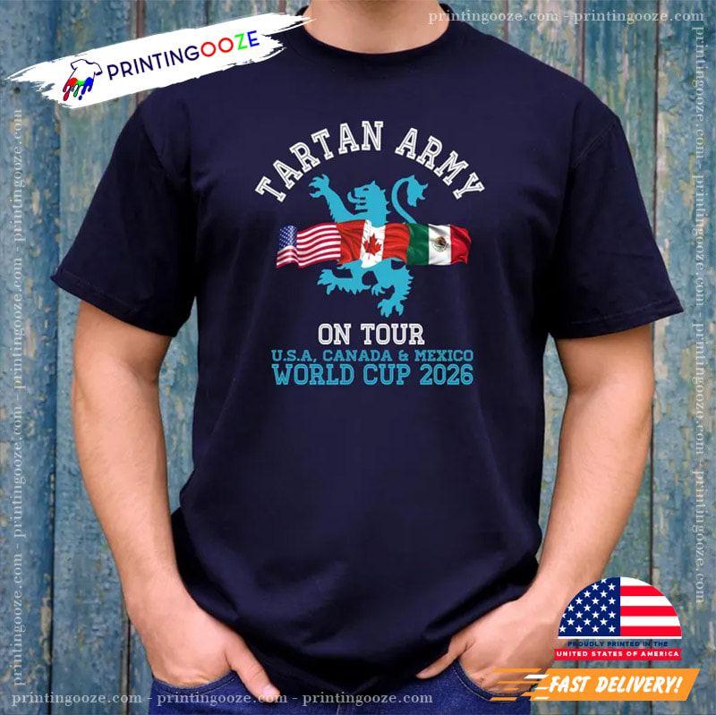 Tartan Army On Tour, World Cup 2026 Sport Tee - Unleash Your Creativity