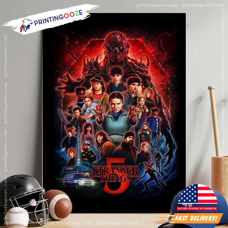 Stranger Things New Season 5 Netflix Movie Poster - Unleash Your Creativity