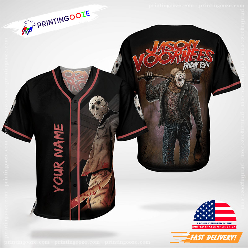 Personalized Jason Voorhees Friday 13th Movie baseball Jersey - Unleash ...