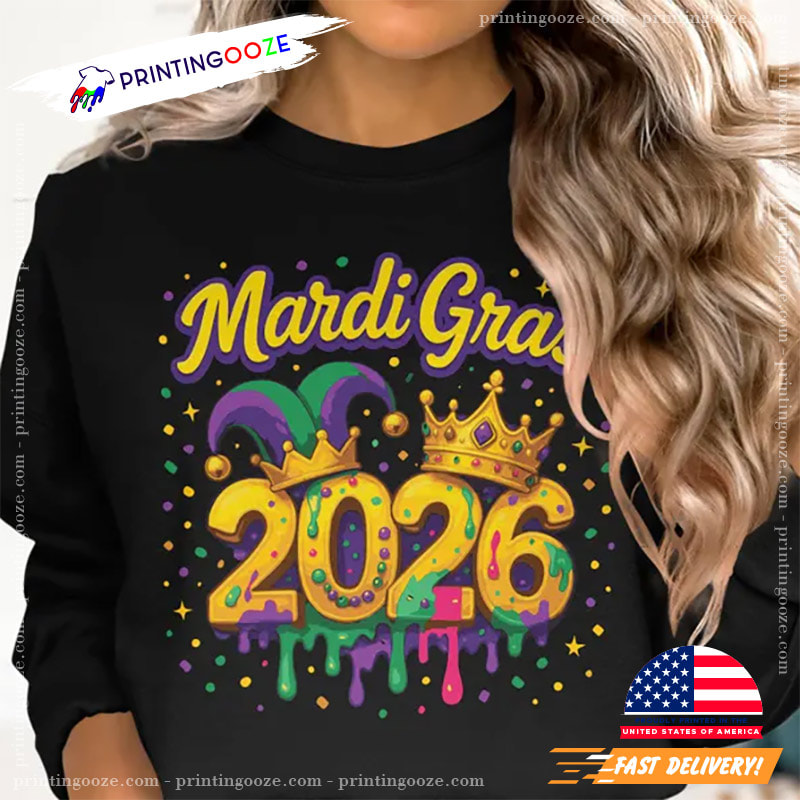 Mardi Gras 2026 Carnival Parade T-shirt - Unleash Your Creativity