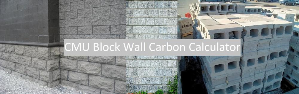 Block Wall Carbon Sequestration | MecSimCalc