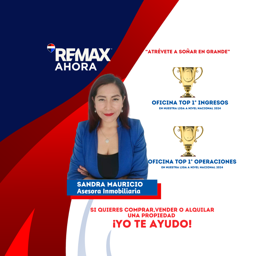 RE/MAX AHORA - Inmobiliaria, inversiones y bienes raíces