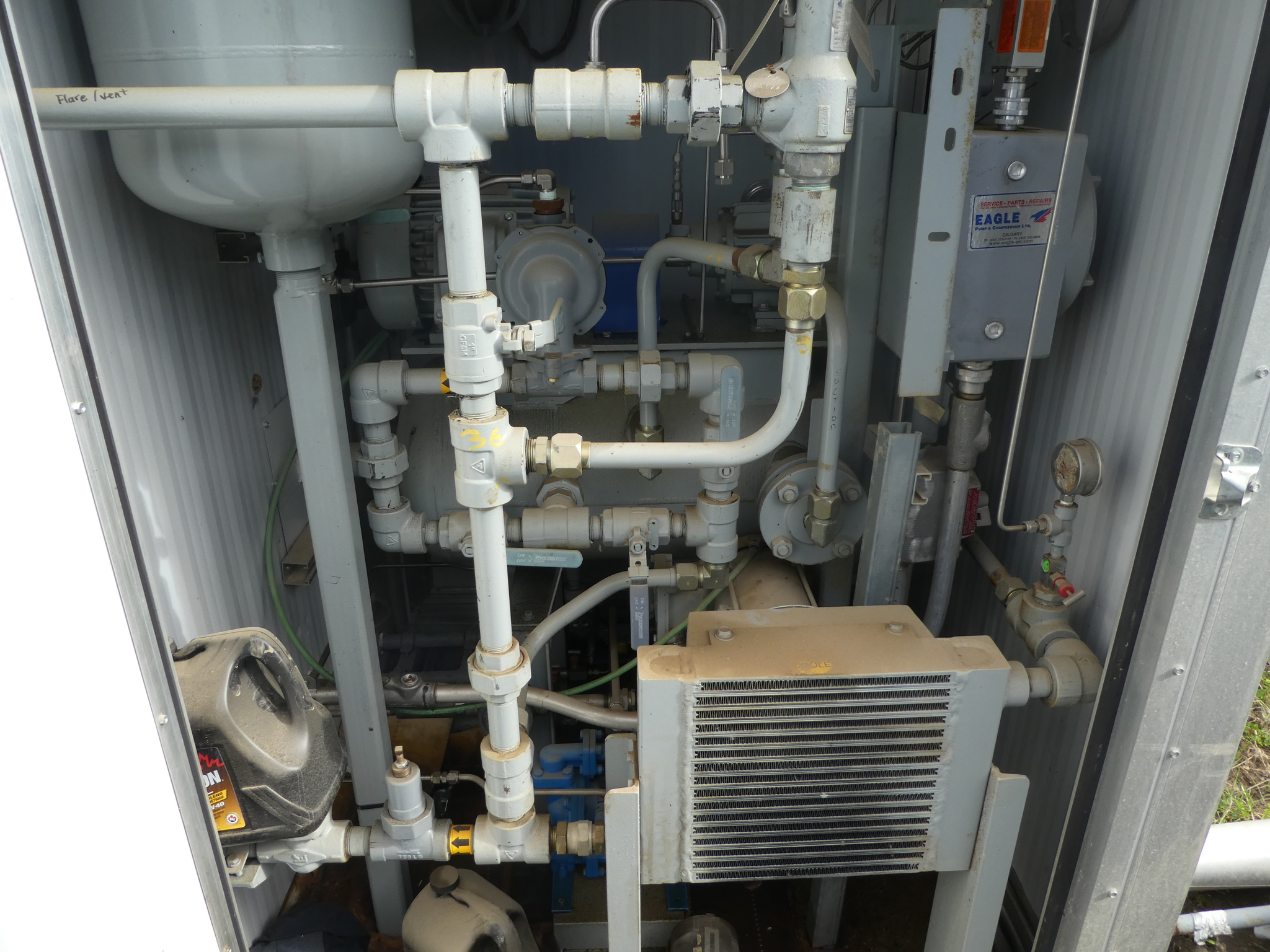 Fuelled | Compressor Package - 5HP Electric VRU Utile Vane Compressor