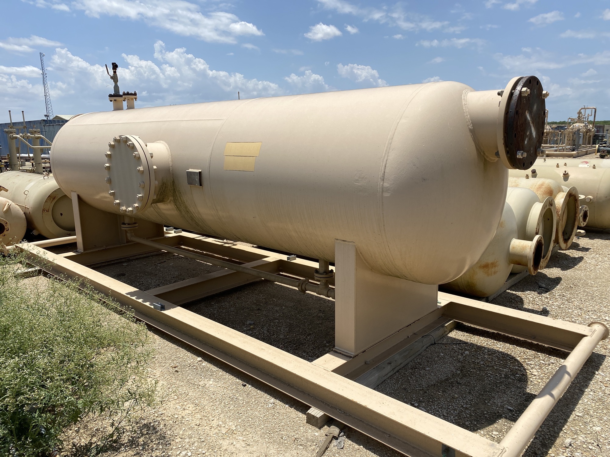 Fuelled | Flare Knockout - 48" x 15' 35 BBL 125 PSI Horizontal Knock ...