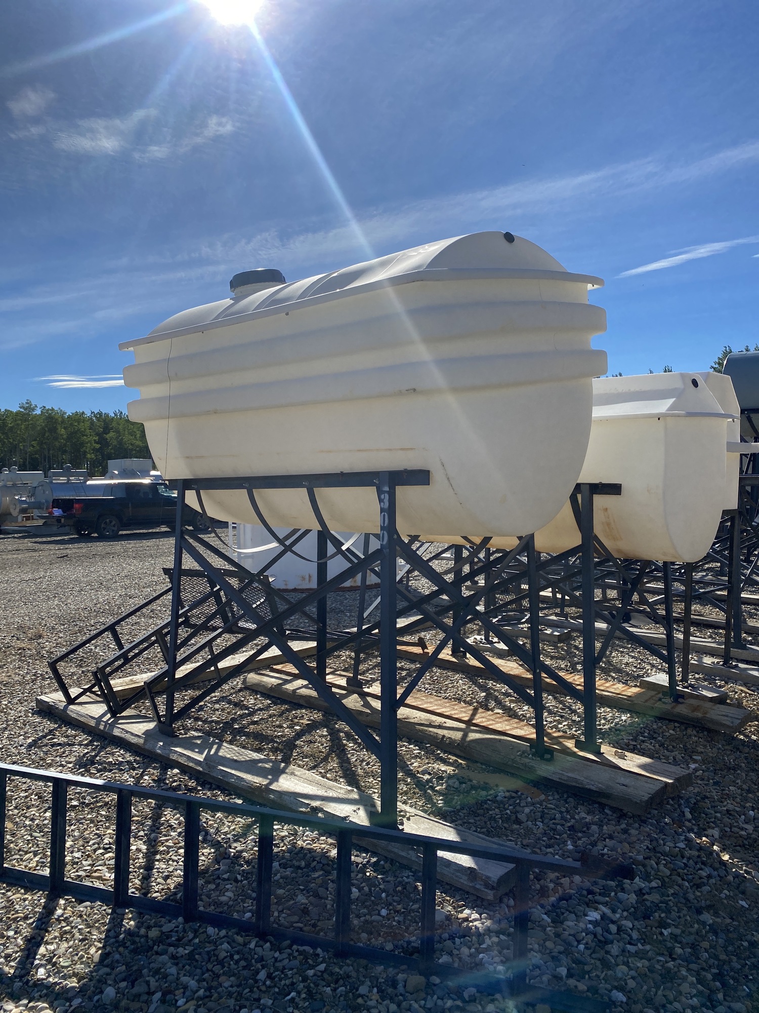 Fuelled | Tank - 12 BBL Double Walled Plastic Storage Tank w/ Stand