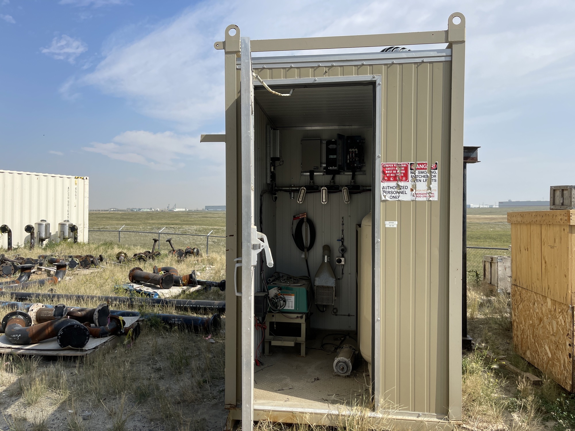 Fuelled | Air Compressor - Utility Building w/ 3 HP Cummins Generator ...