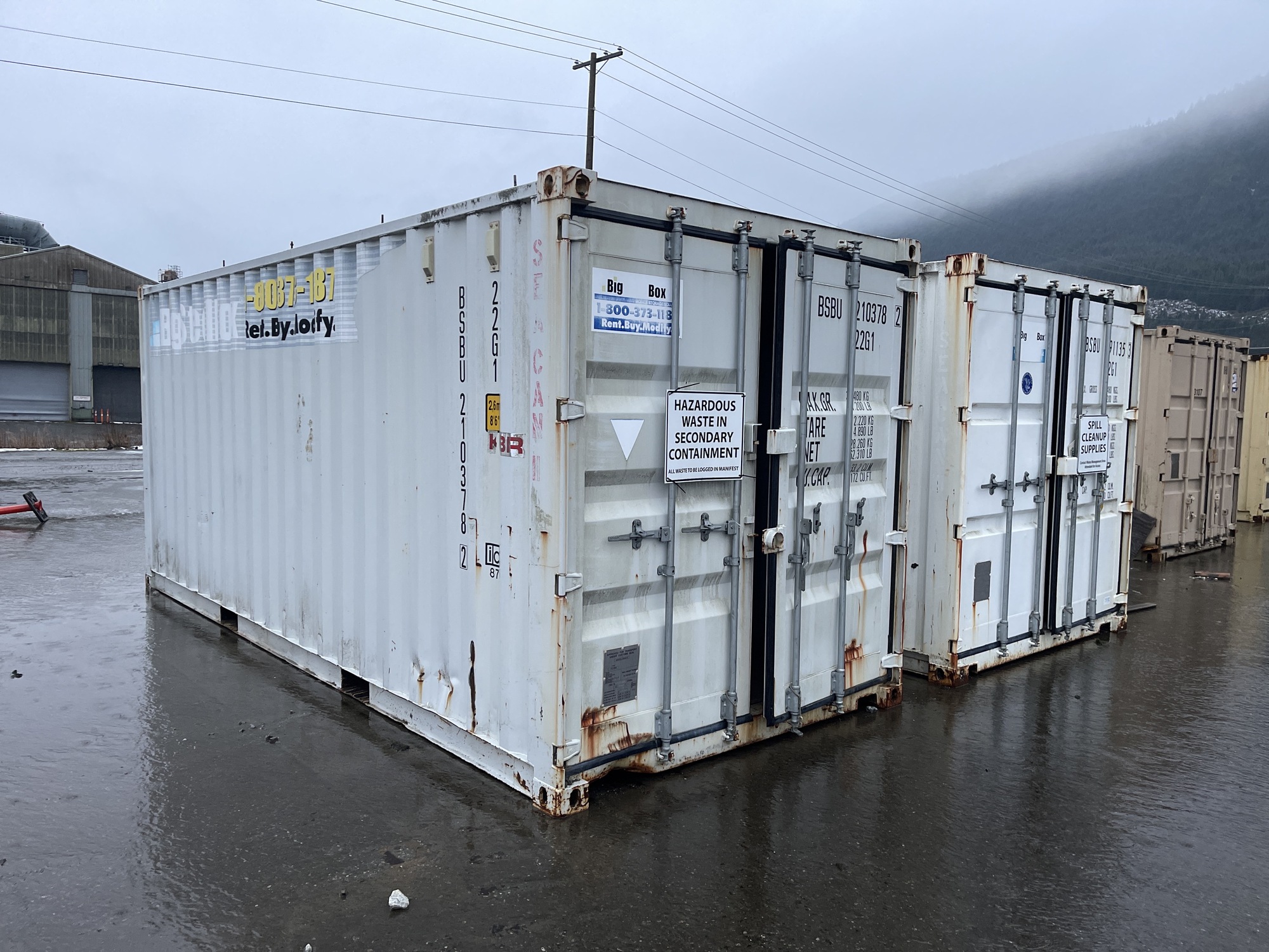 Fuelled | Miscellaneous Item - 20' Hazardous Waste Sea Container