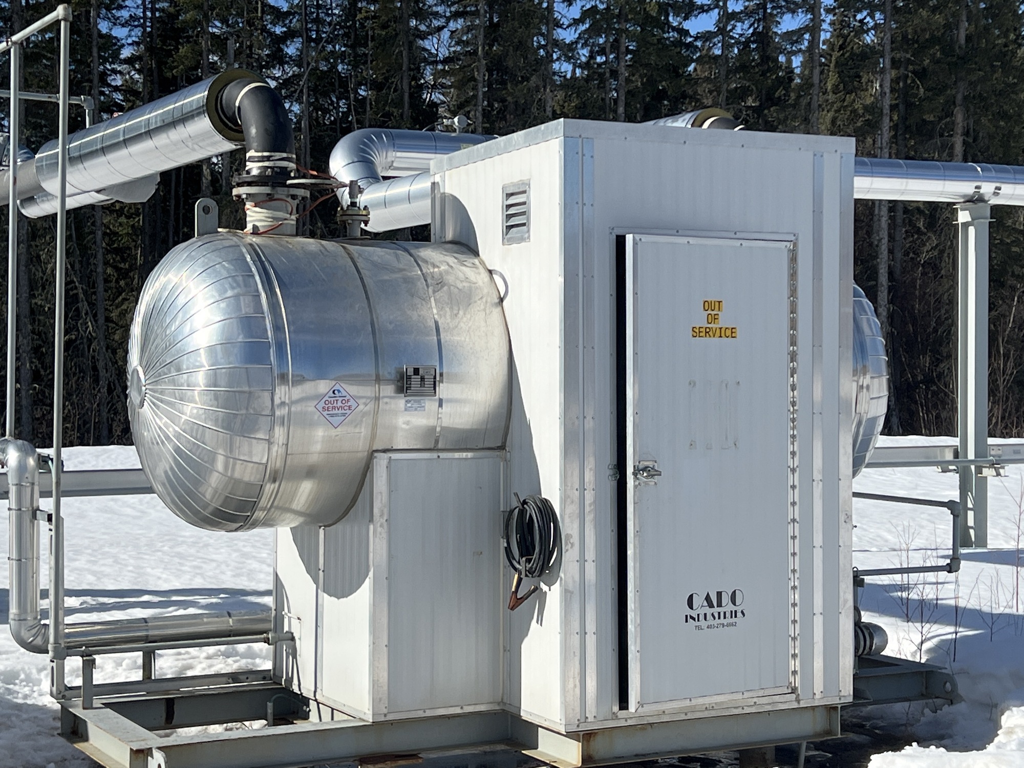 Fuelled | Flare Knockout - 48" x 10' Flare Knockout Drum