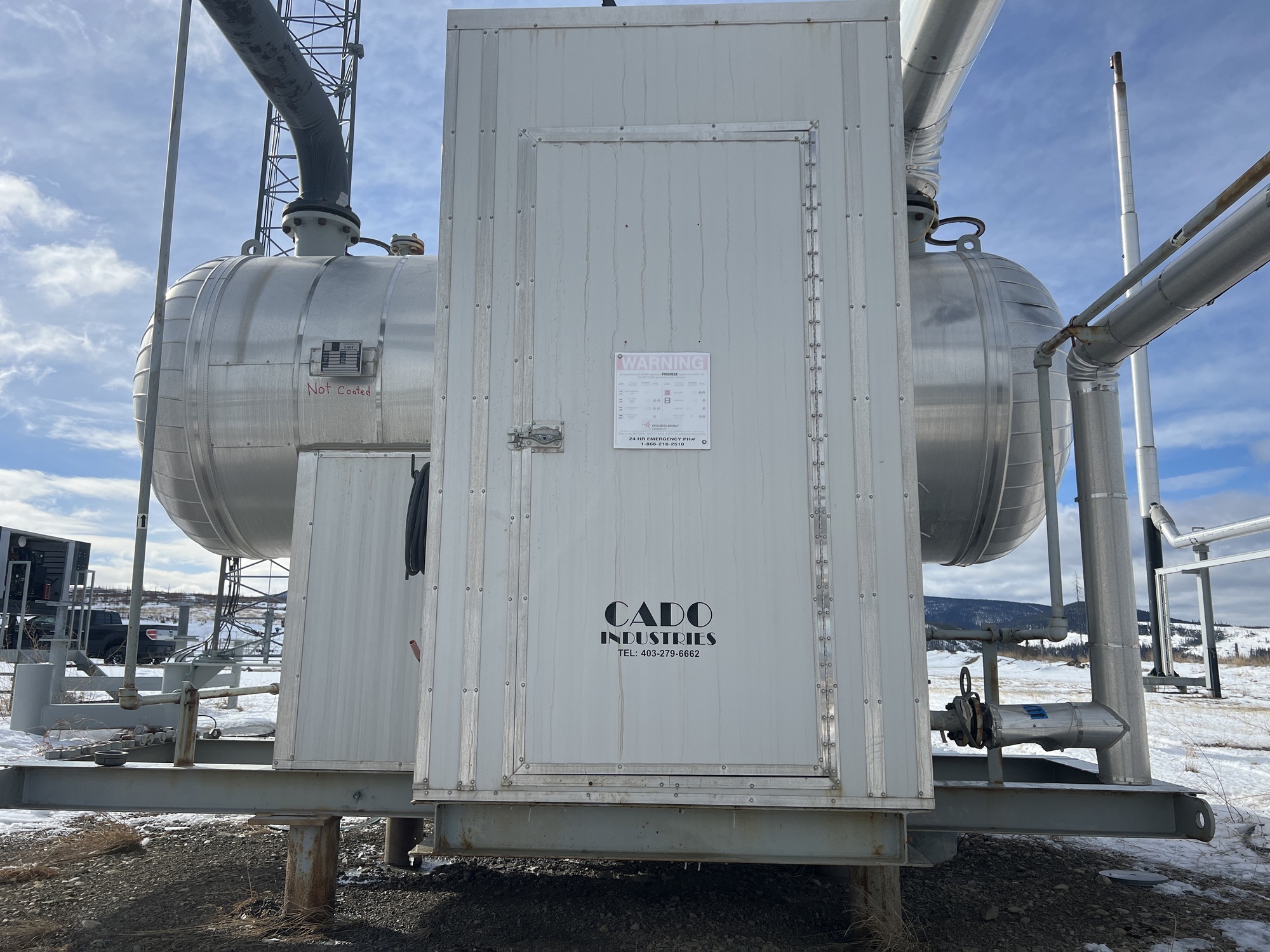 Fuelled | Flare Knockout - 48" x 10' 50 PSI Flare Knockout Drum